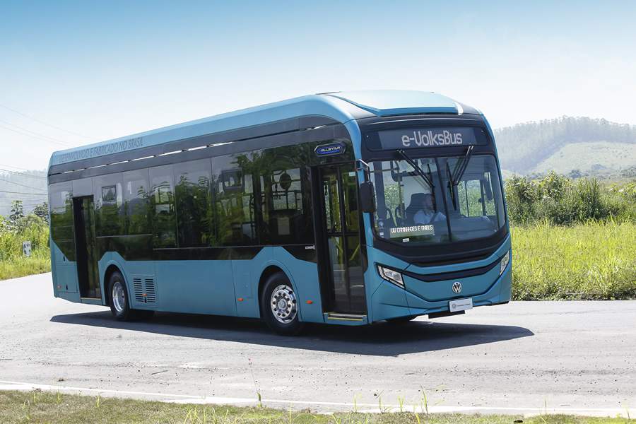 VW mostra ônibus elétrico em Salvador